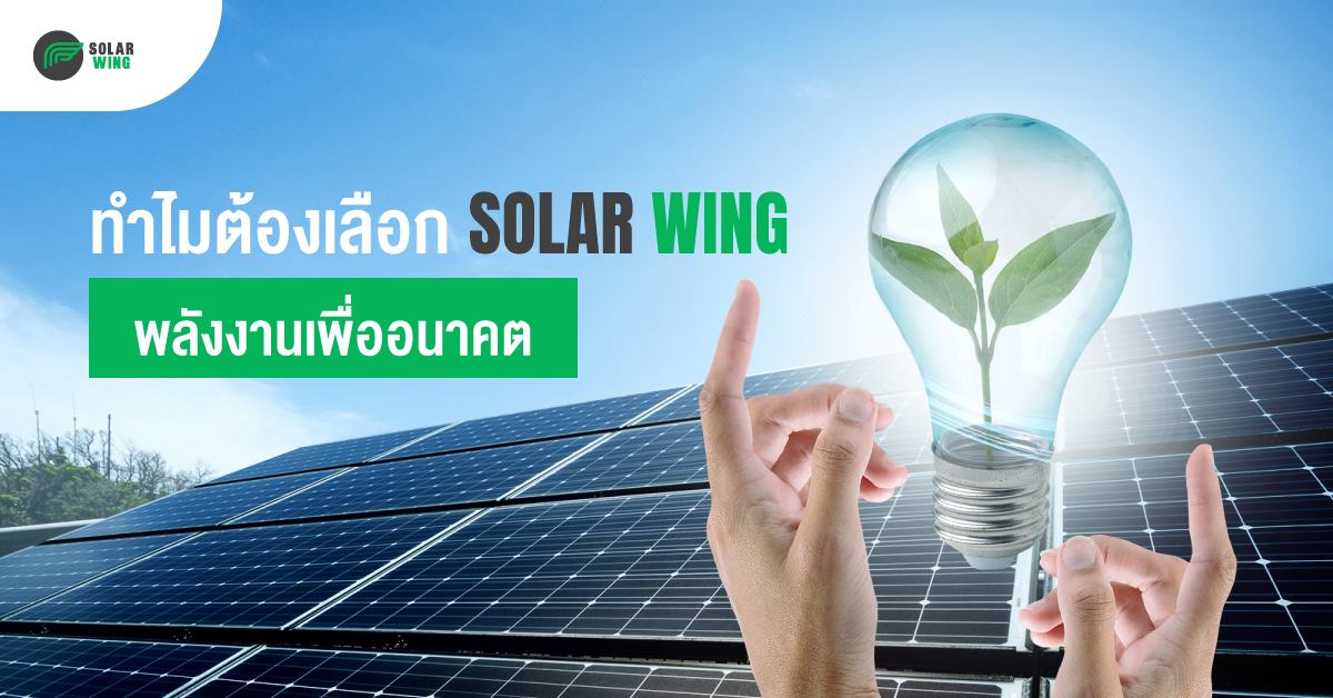 SOLAR WING คือ อะไร ทำไมต้องเลือกพลังงานเพื่ออนาคต - SOLARWING - Make ...